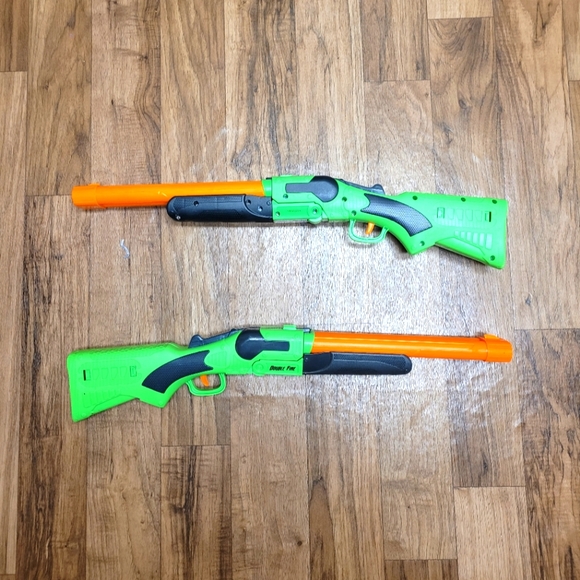 Double Shot | Toys | 2pc Buzz Beedouble Barrel Shotgun Dart Blaster ...